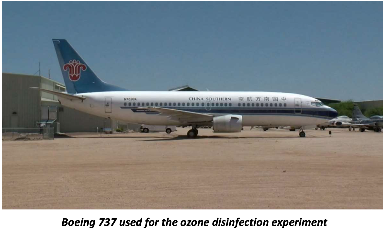 Using Ozone to Disinfect Aircraft Cabins | 2B Tech